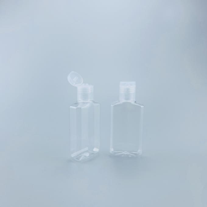 Alcohol Disinfection 60ml Flip Cap Plastic Sanitizer Bottle